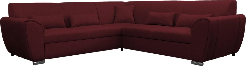 XXXLutz ROHOVÁ SEDAČKA, textil, tmavě červená Livetastic - Sedací soupravy - 001574004207