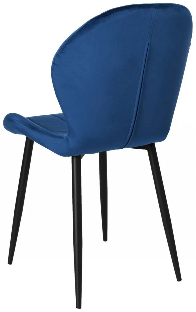 Čalouněná židle SHELBY námořnická modř