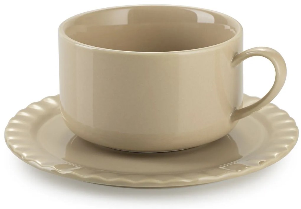 Čajový/kávový set Sofia Beige1