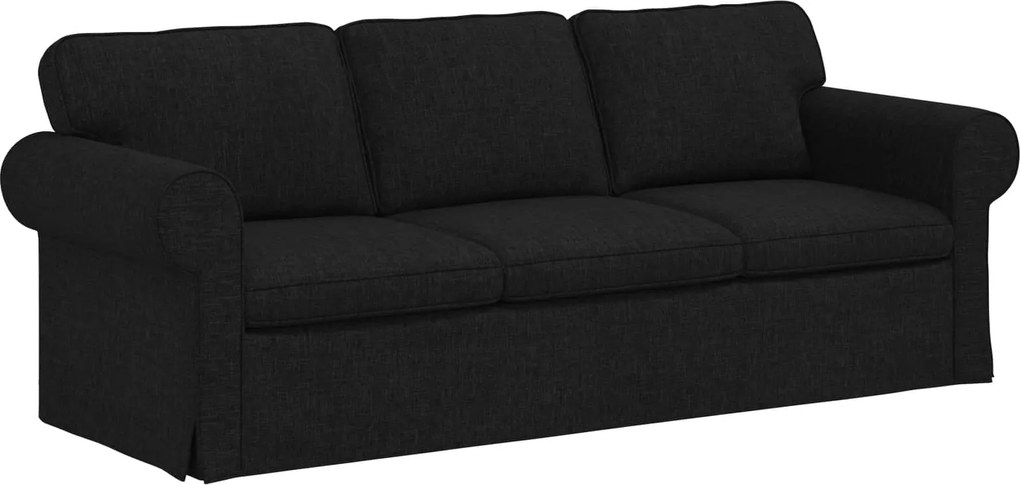 Set pohovek 2 ks Černá textil 3407576