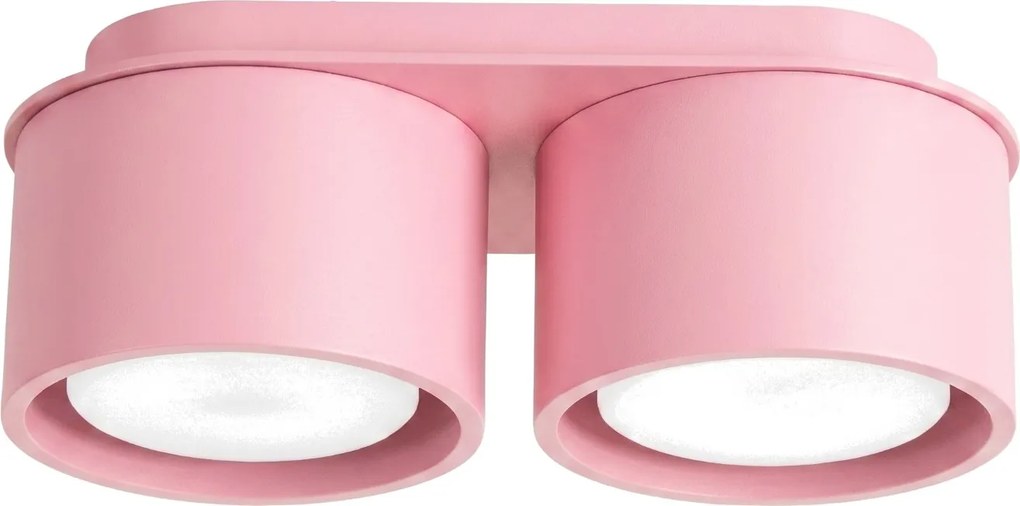 Sollux Lighting Stropní svítidlo MODO 2 růžové GX53