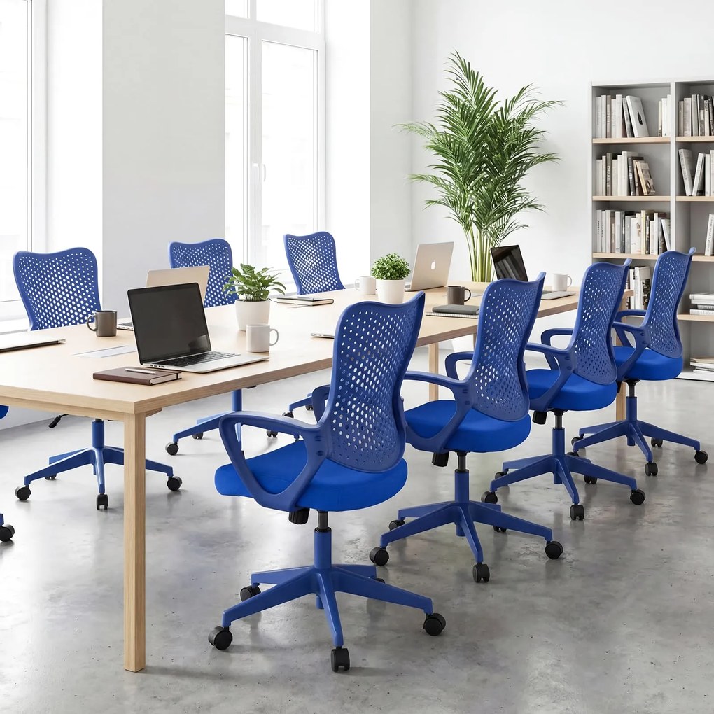 Costway Ergonomická kancelářská židle s prodyšnou síťovanou opěrkou a výškově