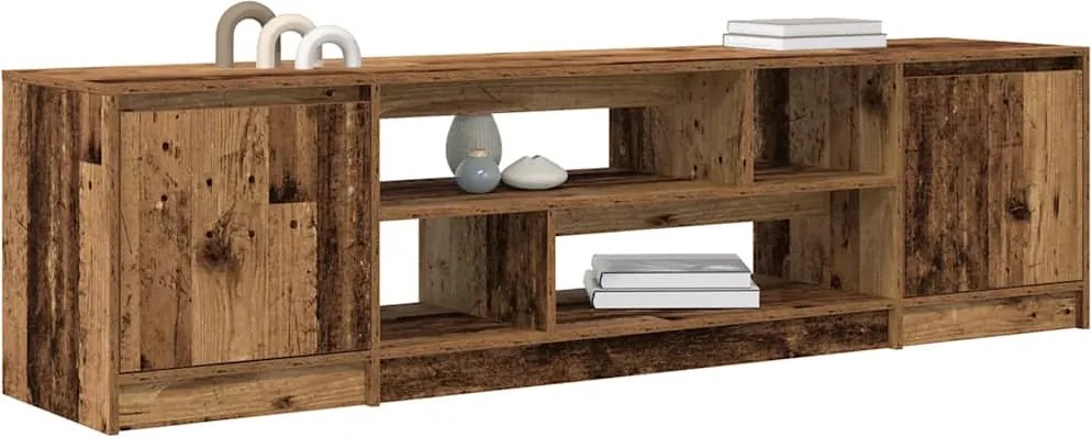 TV skříňka old wood 188,5x41x50 cm kompozitní dřevo 3328424