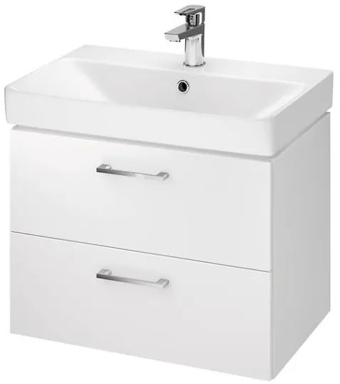 Cersanit - SET B279 LARA MILLE SLIM 60 (SKŘÍŇKA + UMYVADLO), Bílá, S801-318-DSM