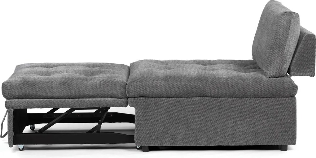 Autronic Rozkládací čalouněné křeslo ASB-C3410 Barva potahu: Šedá