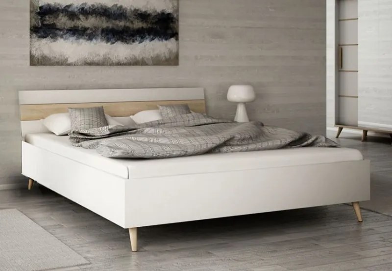 Skandinávská postel SENDI 160x200 cm