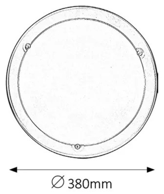 Rabalux 5151 - Stropní svítidlo UFO 2xE27/60W/230V