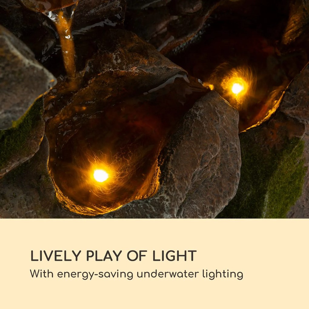 Blumfeldt Magic Tree, solární fontána, LED osvětlení, polyresin