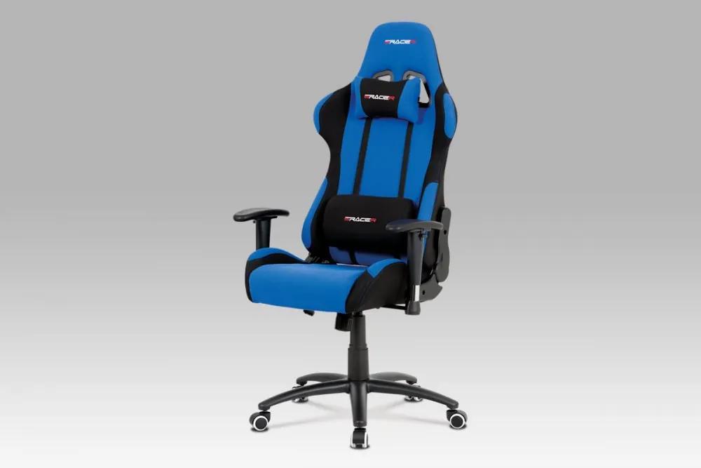 Kancelářská židle KA-F01 BLUE modrá Autronic