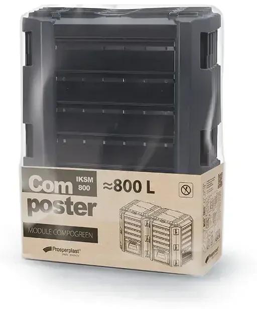 Prosperplast Kompostér MODULE COMPOGREEN černý 800l