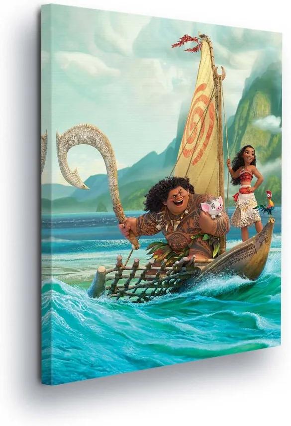 GLIX Obraz na plátně - Disney Moana na Lodi 100x75 cm