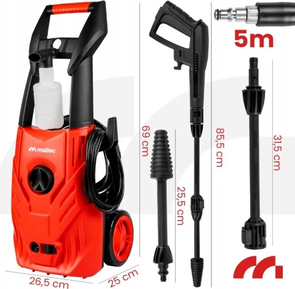 Vysokotlaký čistič / wapka MalTec M2.1400 1400 W