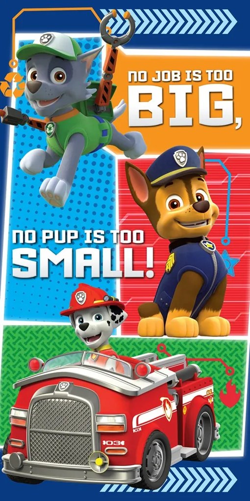 Faro Osuška Paw Patrol BIG  - 70x140 cm, 100% bavlna