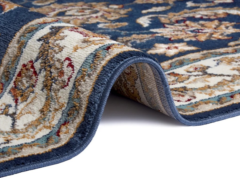 Kusový koberec Luxor 105640 Reni Blue Cream, 80x240, modrá, obývacia izba, Hanse Home