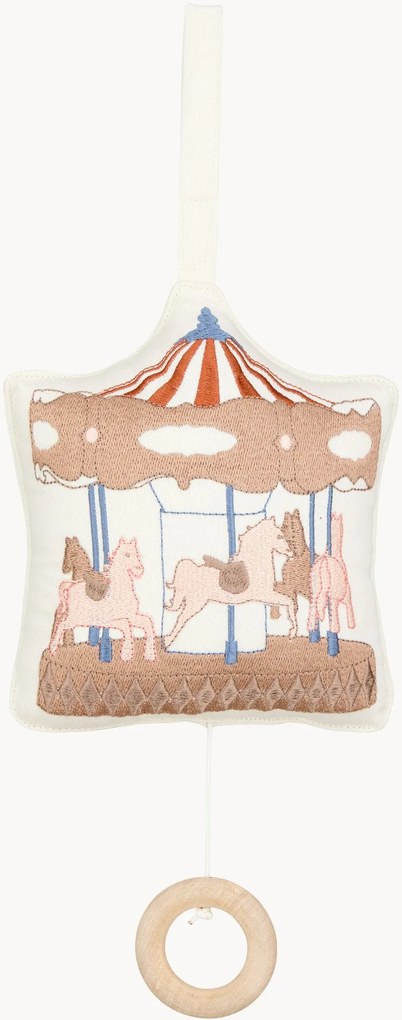 Hudební kolotoč z organické bavlny Carousel