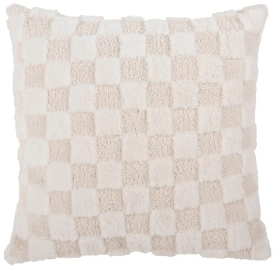 Dekorační polštář z mikroplyše 45x45 cm Checker – PT LIVING