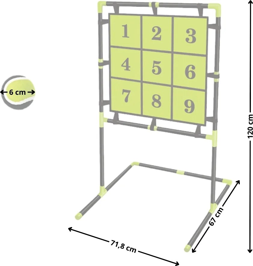 Házecí hra s terčem inSPORTline PTGS470