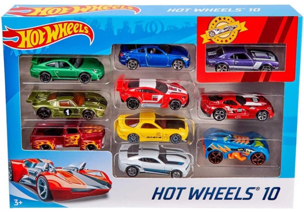 Hot wheels angličák sada 10ks