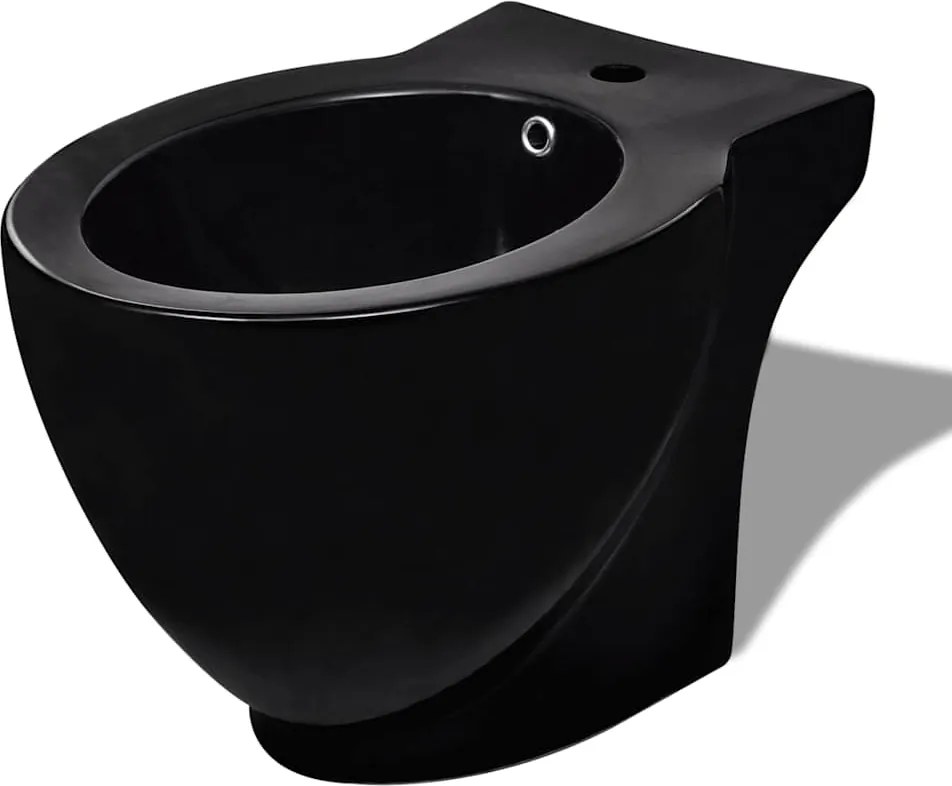 Keramické WC a bidet černé 270567