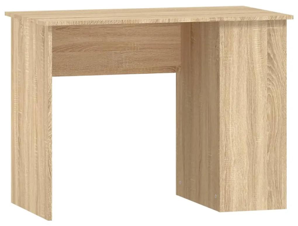vidaXL Psací stůl dub sonoma 100 x 55 x 75 cm kompozitní dřevo