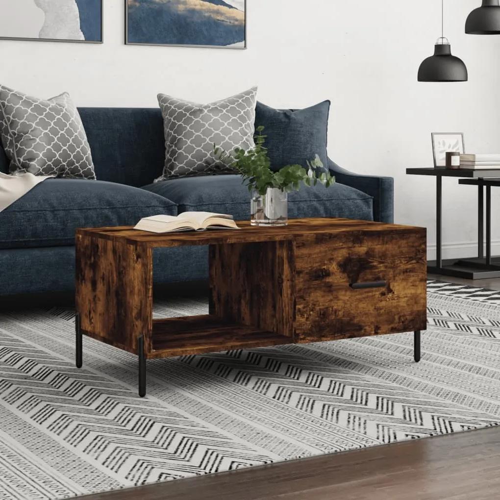 vidaXL Konferenční stolek 90 x 50 x 40 cm kompozitní dřevo [829223] Barva: Betonová šedá