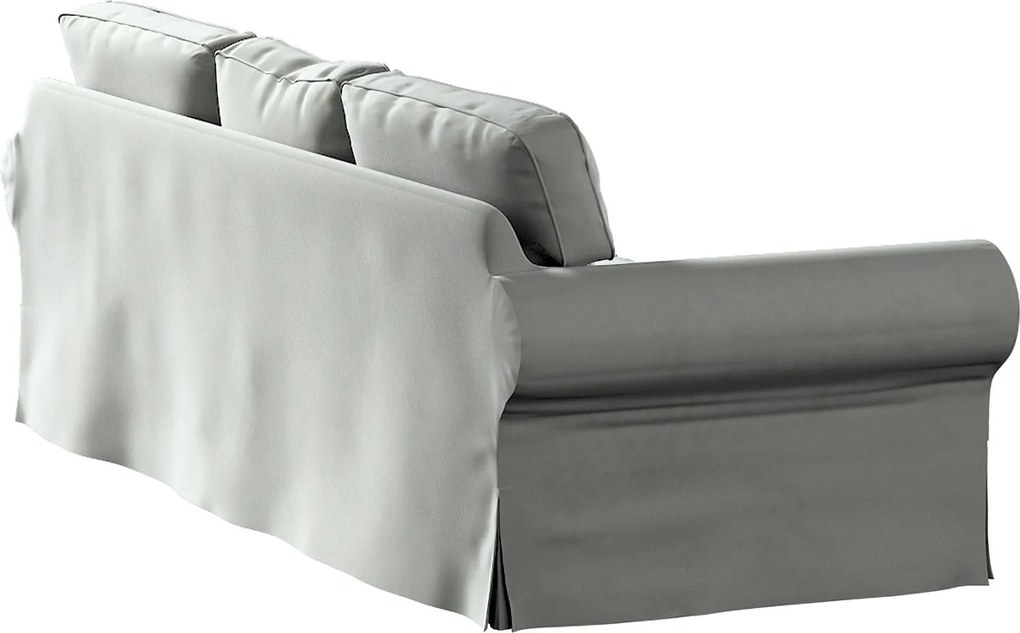 Potah na pohovku IKEA Ektorp 3-místná rozkládací, NOVÝ MODEL 2013 barva šedá látka lesklé, sametová