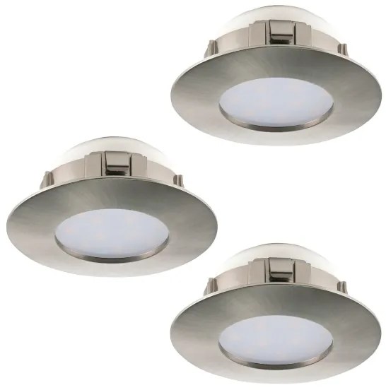 Eglo 95816 - SADA 3x LED podhledové svítidlo PINEDA 1xLED/6W/230V