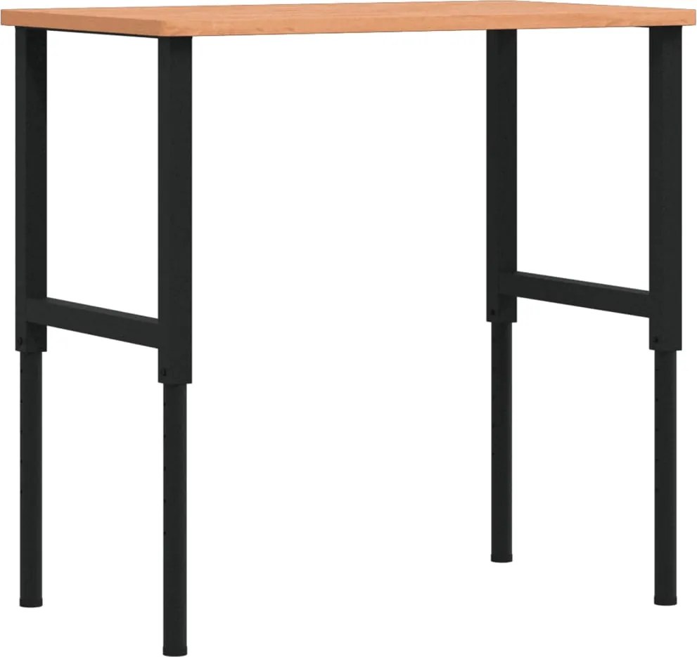 Pracovní stůl 100 x 60 x (71,5–98) cm masivní buk obdélníkový 3309684