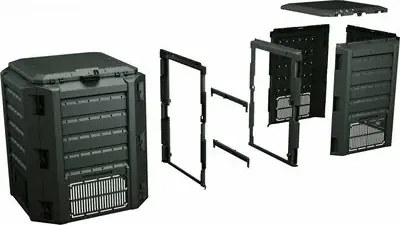 PROSPERPLAST Kompostér MODULE COMPOGREEN 800 l - černá / Objem 800 L /