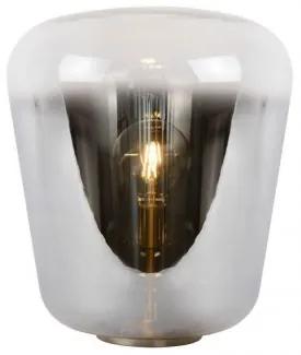 LUCIDE GLORIO Tabel lamp E 27 Ă45cm H53cm Chrome + Smoke stolní lampa