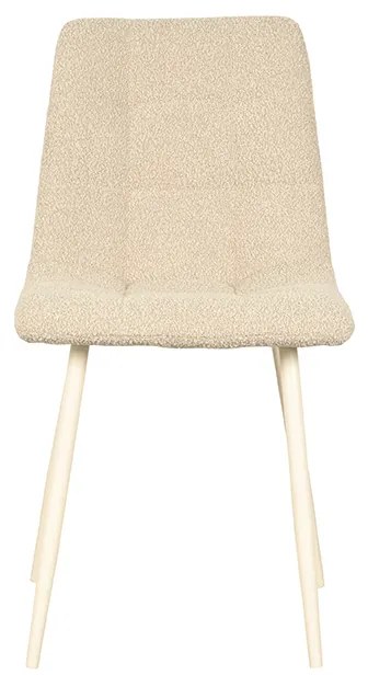 LABEL 51 jídelní židle NINO béžové bouclé UK-30.484