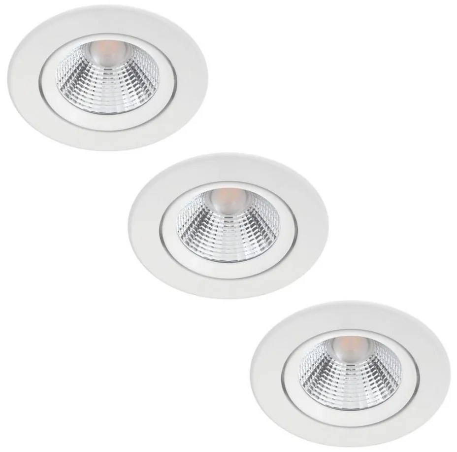Philips - SADA 3x LED Stmívatelné podhledové svítidlo DIVE LED/5,5W/230V 2700K