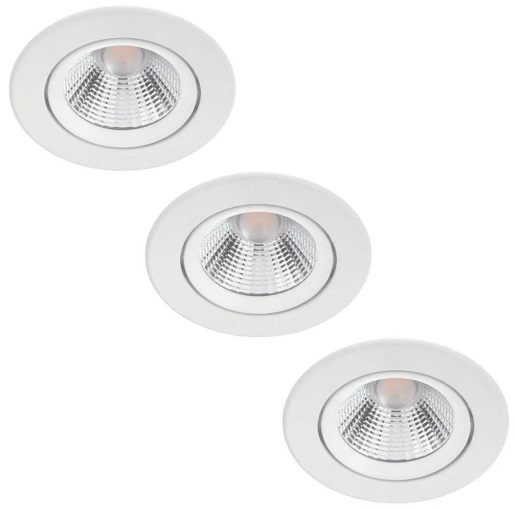 Philips - SADA 3x LED Stmívatelné podhledové svítidlo LED/5,5W/230V 2700K