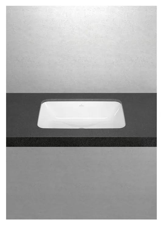 Villeroy & Boch ARCHITECTURA - Zápustné umyvadlo, 560x360x180 mm, s přepadem, bílá alpin 5A776001
