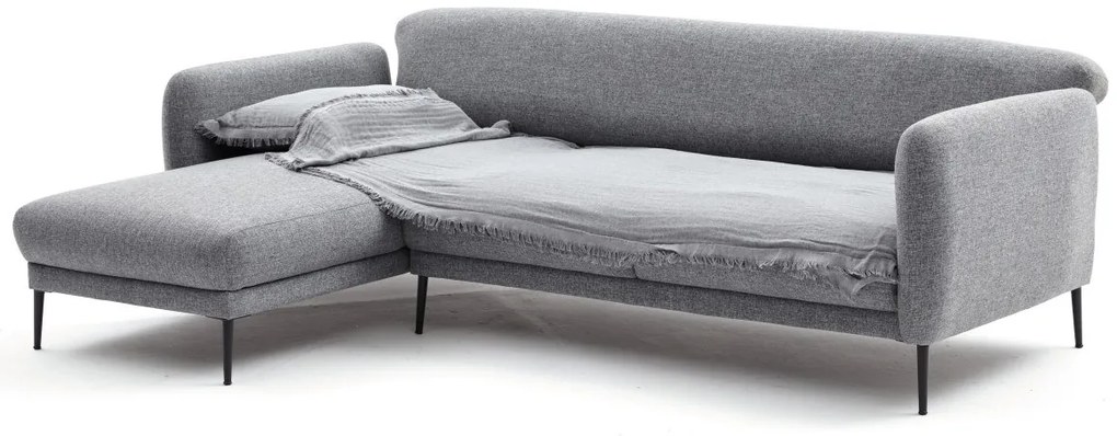 Hanah Home Rohová pohovka VENUS šedá levá 825BLC2767