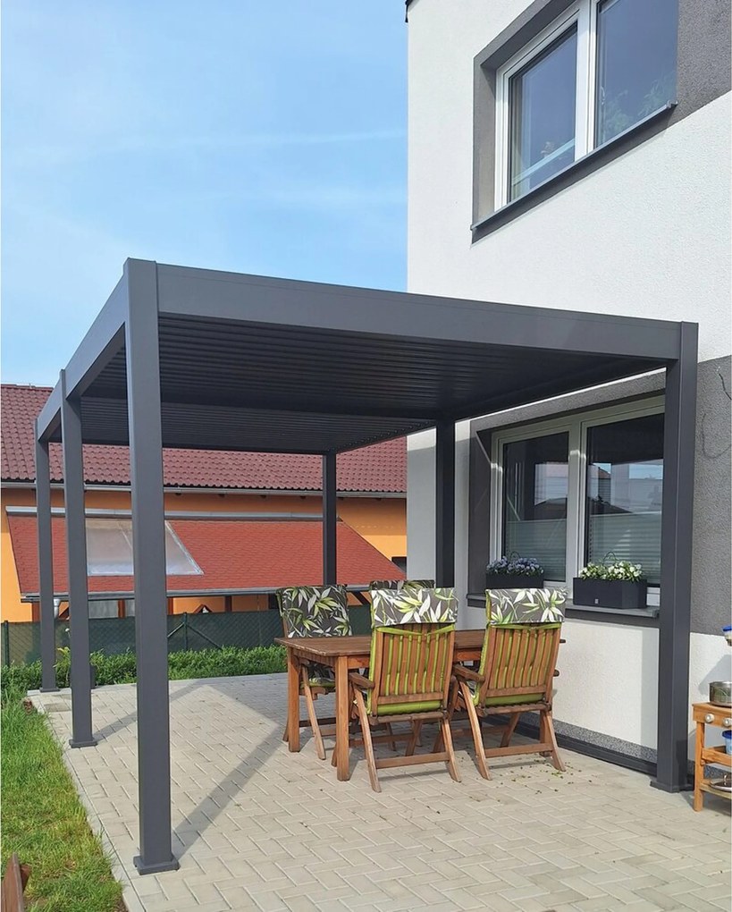 Rojaplast | Bioklimatická pergola INTRO NEO 5,3x3 m, hliník/ocel - volně stojící | 11640705