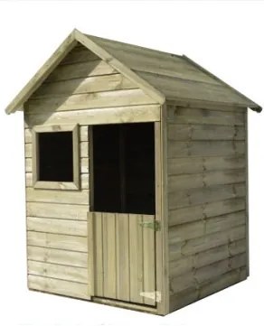 Trigano Dětský dřevěný domek EMY 102 x 102 x 149 cm