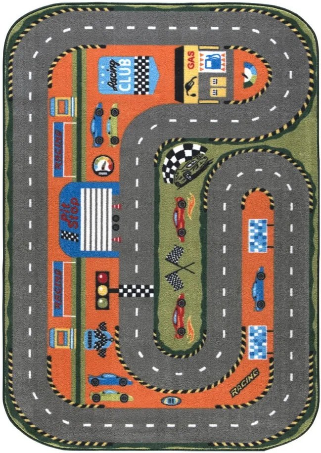Dětský koberec Race Club, 133 x 190 cm