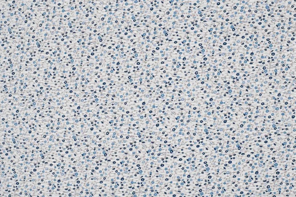Krepový povlak na polštář Borghese modrý s pruhem Velikost: 70 x 90