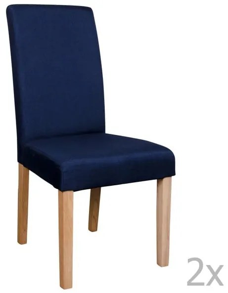 Sada 2 modrých židlí House Nordic Mora