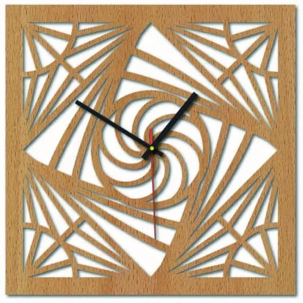 Sentop - MDF Moderné nástenné hodiny GARVI HD F015 i čierne I SENTOP HDFK016 MDF