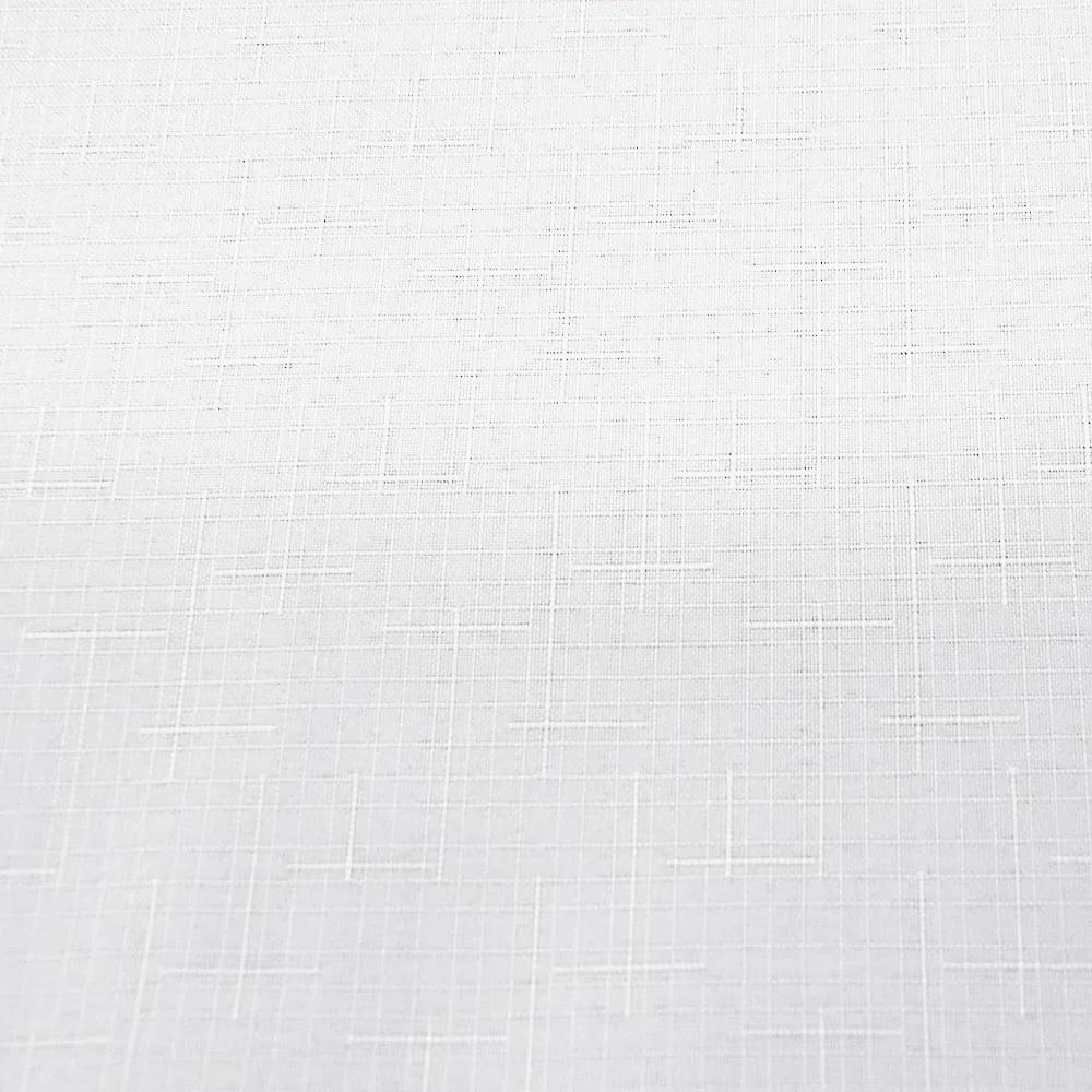 Olzatex Nešpinivý / teflonový látkový ubrus UNI 3018 BÍLÁ, 120x160cm (obdélník)