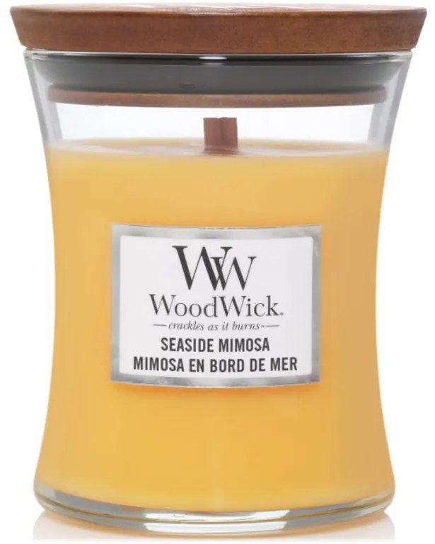 WoodWick – svíčka Seaside Mimosa (Mimóza na pobřeží) Velikost: velká 609 g
