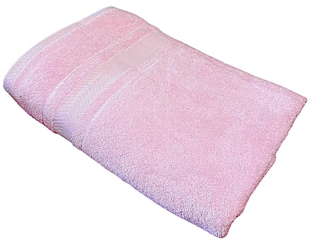 Froté ručník deluxe Maroko růžový 50x90cm TiaHome