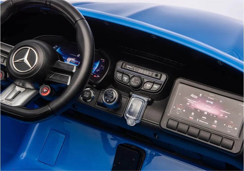 LEAN CARS Elektrické autíčko Mercedes GT63 AMG DK-GT63 24V LCD modré