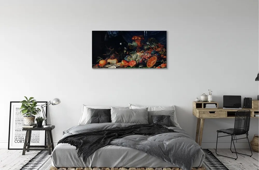 Obrazy na plátně Ovoce Zátiší 140x70 cm