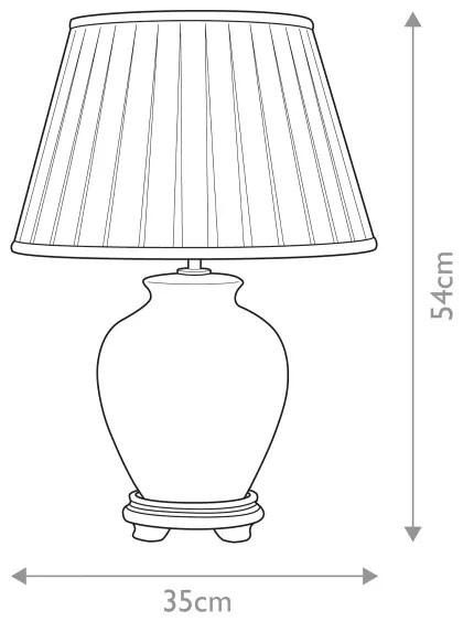 Elstead DL-LINYI-TL - Stolní lampa LINYI 1xE27/60W/230V
