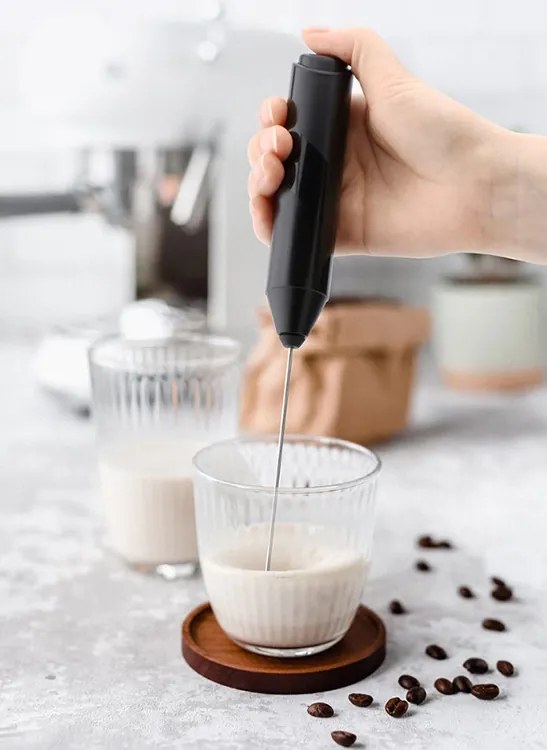 Verk Group Napěňovač mléka šlehač na kávu a kakao mini mixér - VÝPRODEJ