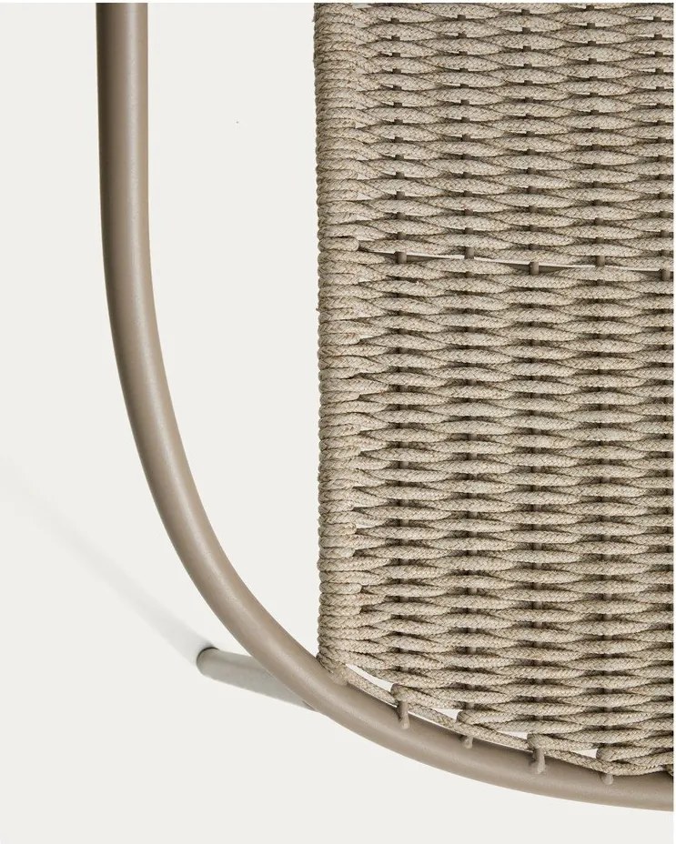 Taupe zahradní křeslo Atrani – Kave Home