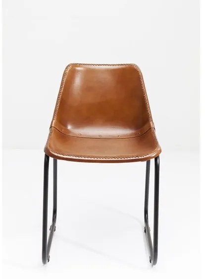 Židle Vintage Brown Leather